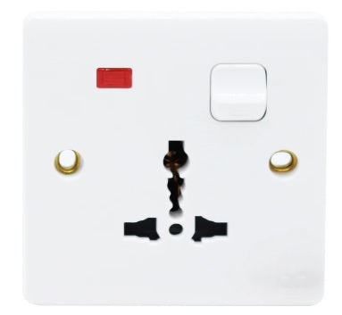 Universal Socket Outlet 13A – Etcetera Maldives - Tin :1104460GST501