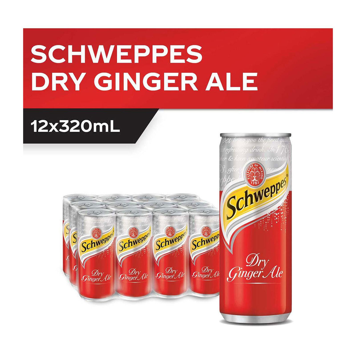 SHWEPPES-Ginger Ale x 12can – Etcetera Maldives - Tin :1104460GST501