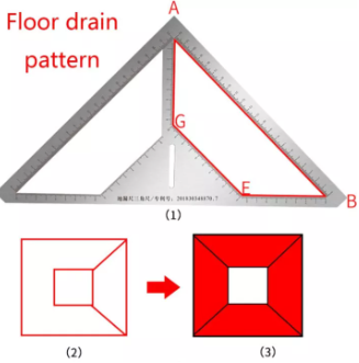 Multifunction Floor Drain Ruler – Etcetera Maldives - Tin :1104460GST501